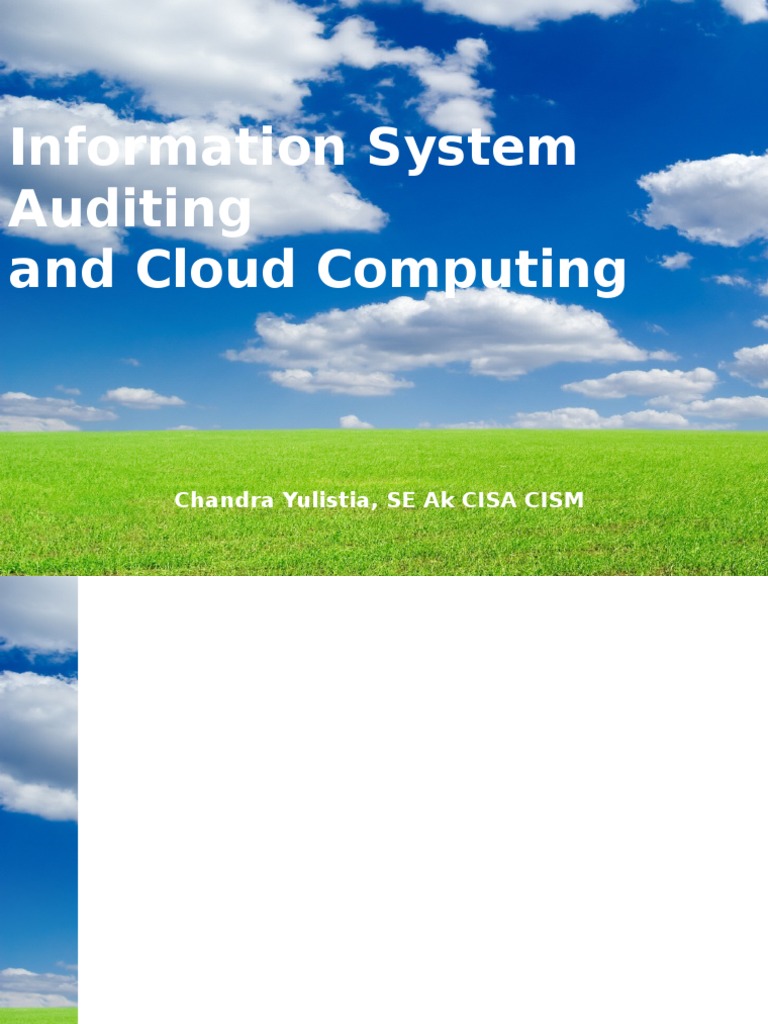 Chandra - Auditing Cloud Computing | PDF | Audit | Platform As A Service