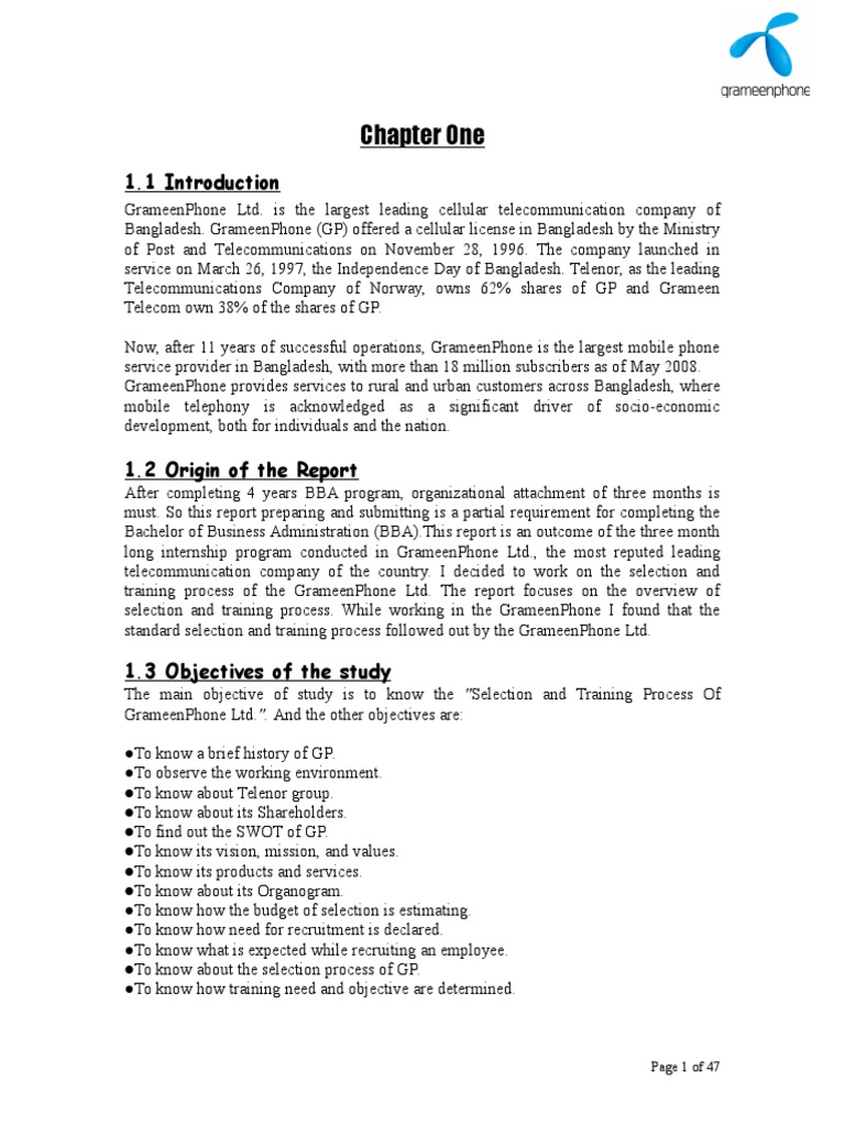 Report On GP | PDF | Recruitment | Employment