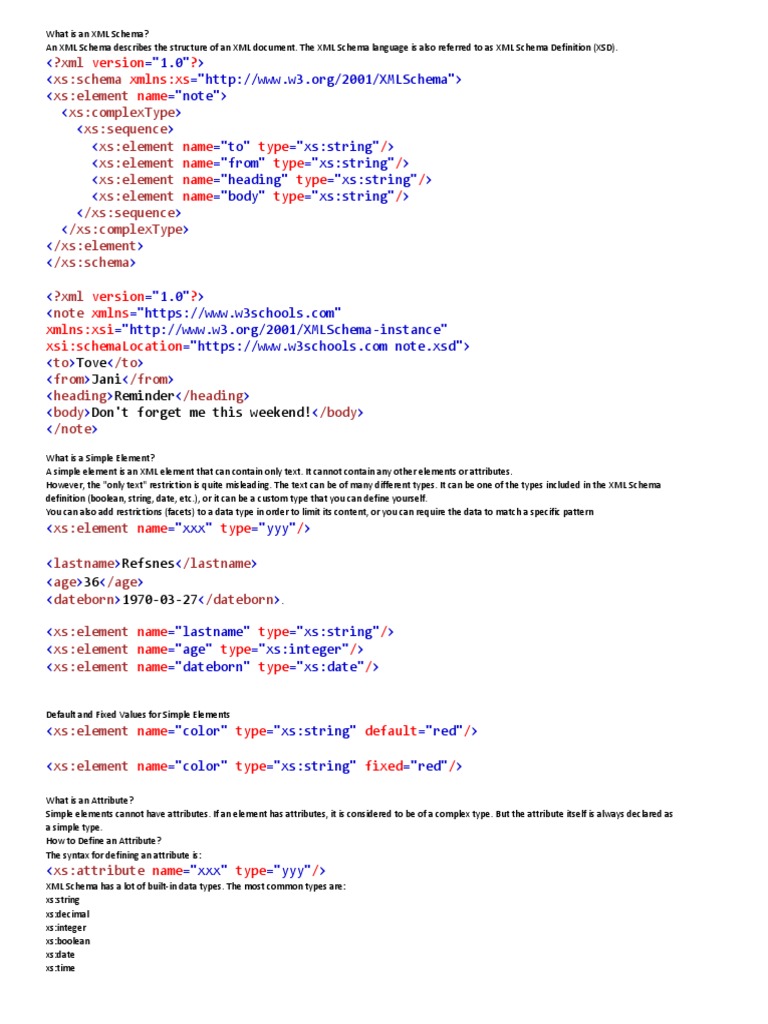 ? Xmlns:xs Name: Tove Jani Reminder Don't Forget Me This Weekend! | PDF | Xml Schema | Areas Of ...