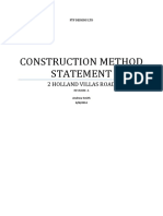 Construction Method Statement: Concrete Works | PDF | Concrete ...
