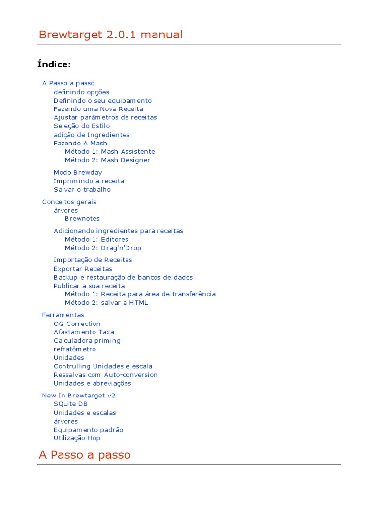 Brewtarget 2.0 | PDF | Cerveja | Janela (informática)