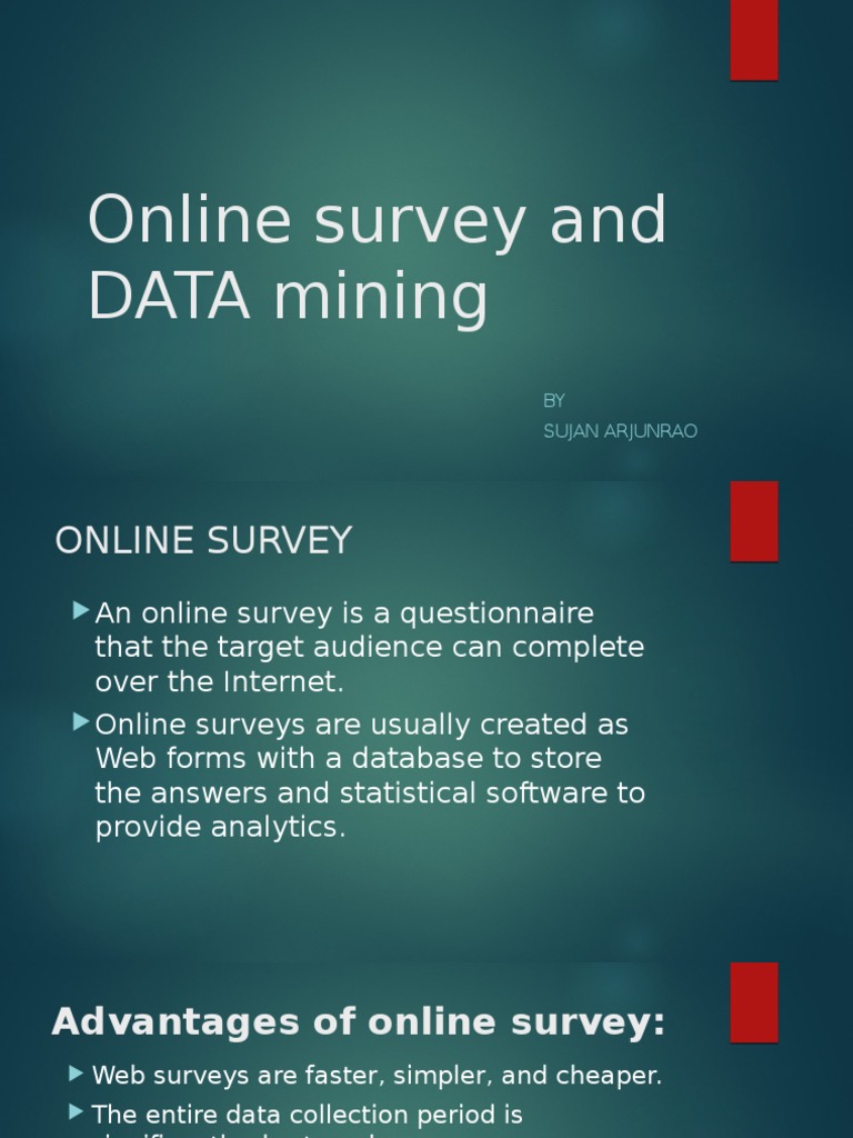 Online Survey and DATA Mining | PDF | Business