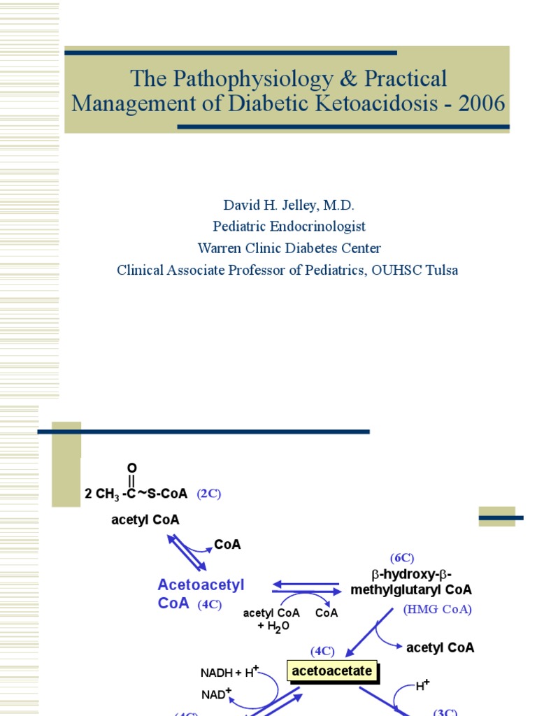 The Pathophysiology & Practical Management of Diabetic Ketoacidosis ...