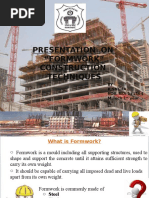 Formwork Drawings | PDF | Concrete | Structural Engineering