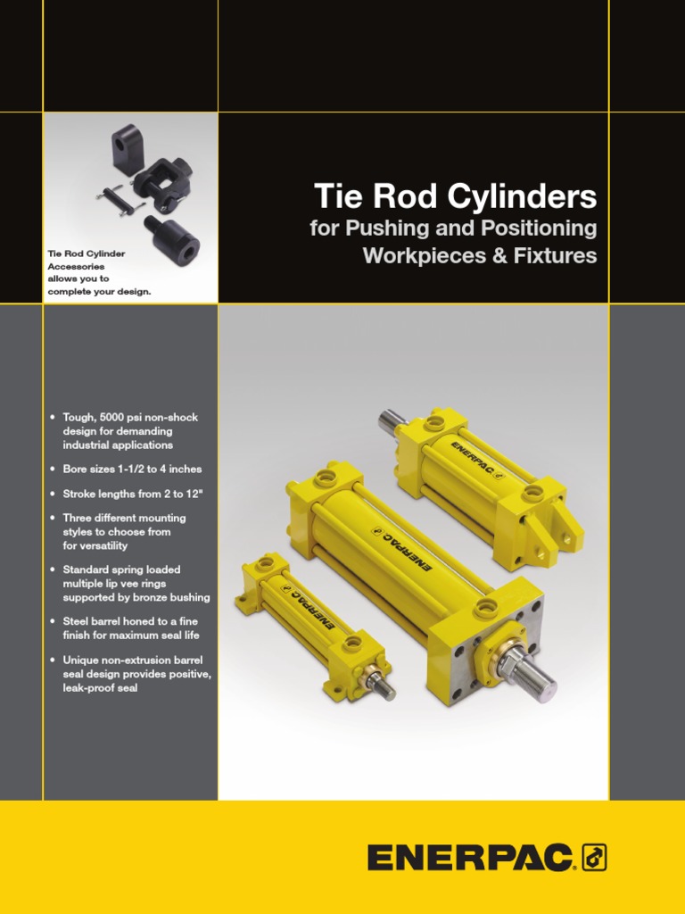 Tie Rod Cylinders: For Pushing and Positioning Workpieces & Fixtures ...