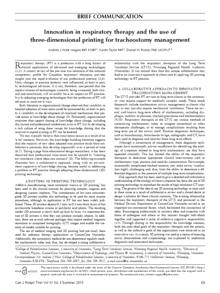 CJRT 51 69 | PDF | 3 D Printing | 3 D Modeling