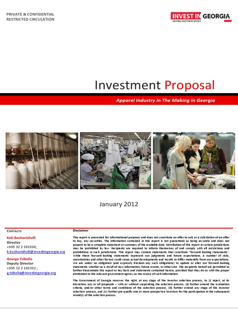 Investment Proposal | PDF | Foreign Direct Investment | Taxes