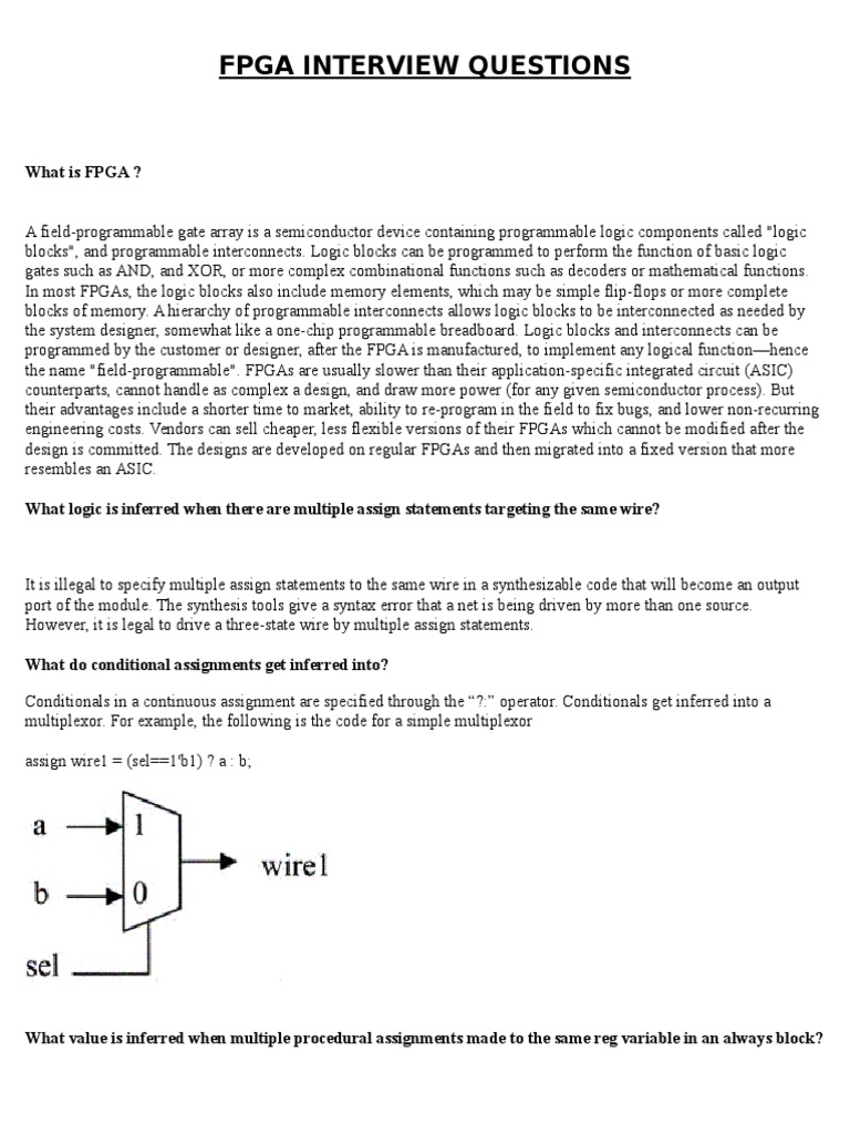 Fpga Interview Questions