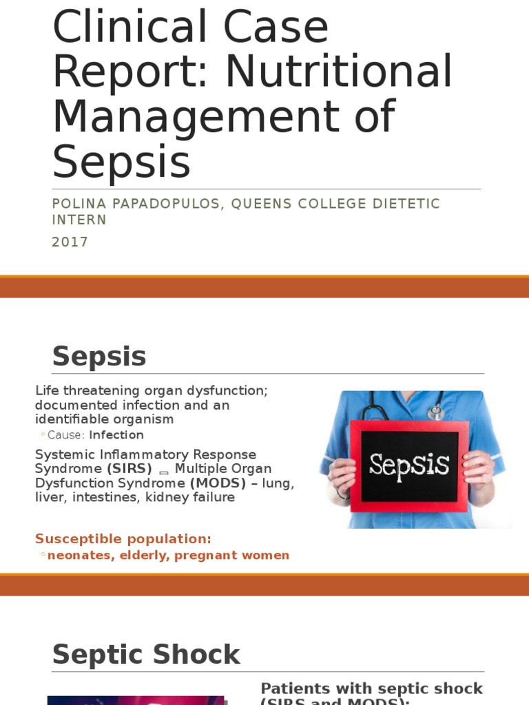 Clinical Case Report Powerpoint Presentation | PDF | Sepsis | Shock ...