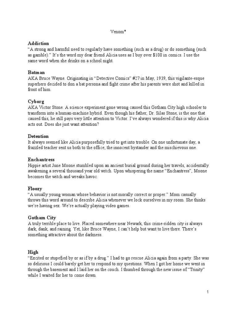 Exercise 2 | Download Free PDF | Dc Comics Characters | Dc Comics