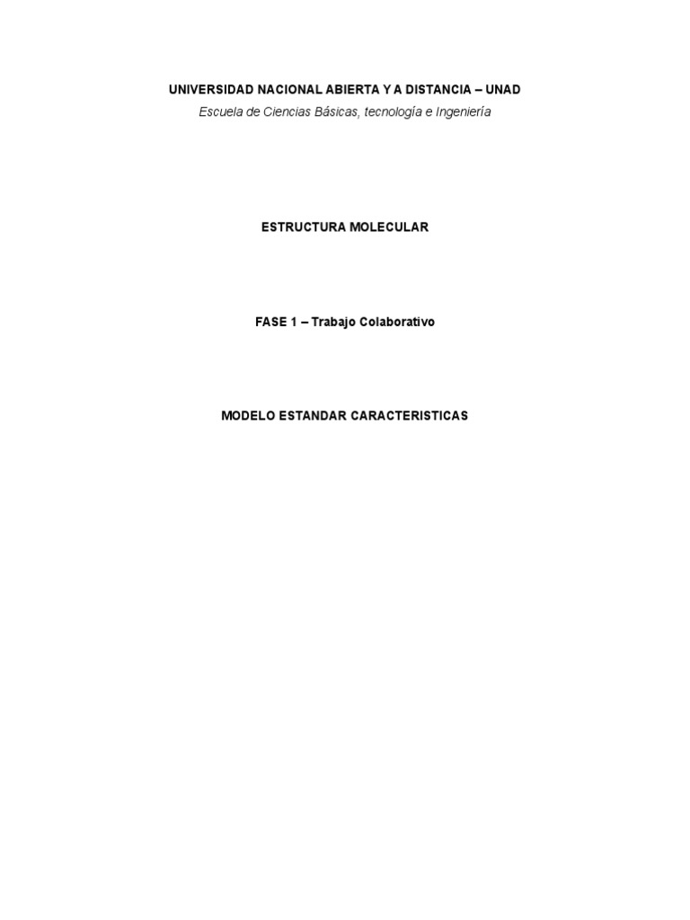 Caracteristicas Modelo Estandar | PDF | Partículas fisicas | Modelo ...