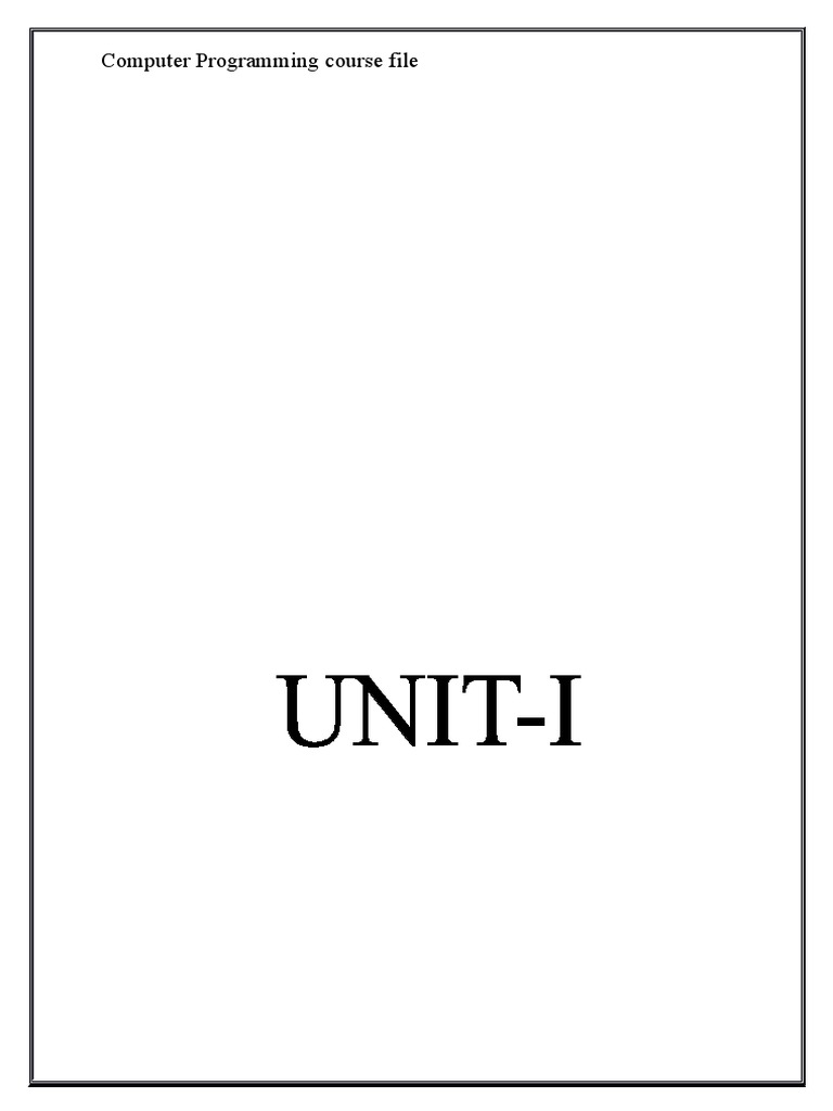 Computer Programming Coursefile Updated Pdf Integer Computer Science Computer Program