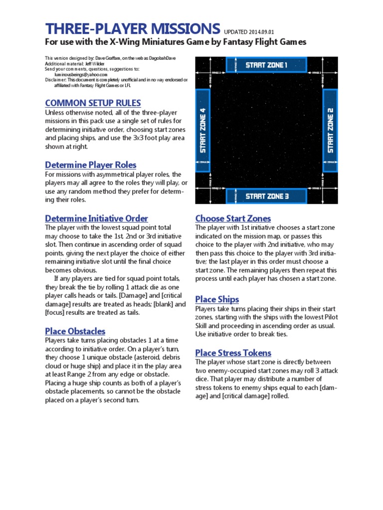 Mission Three Player Variants | PDF | Leisure