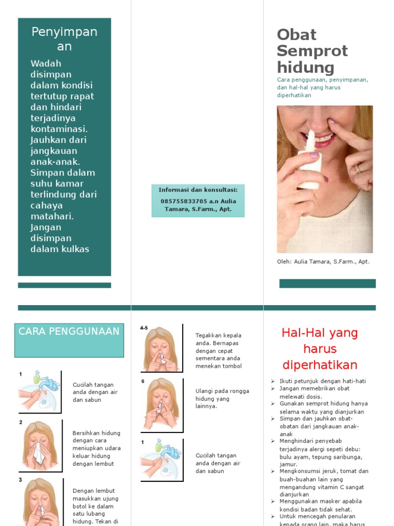 Aulia Tamara 134 C Obat Semprot Hidung | PDF