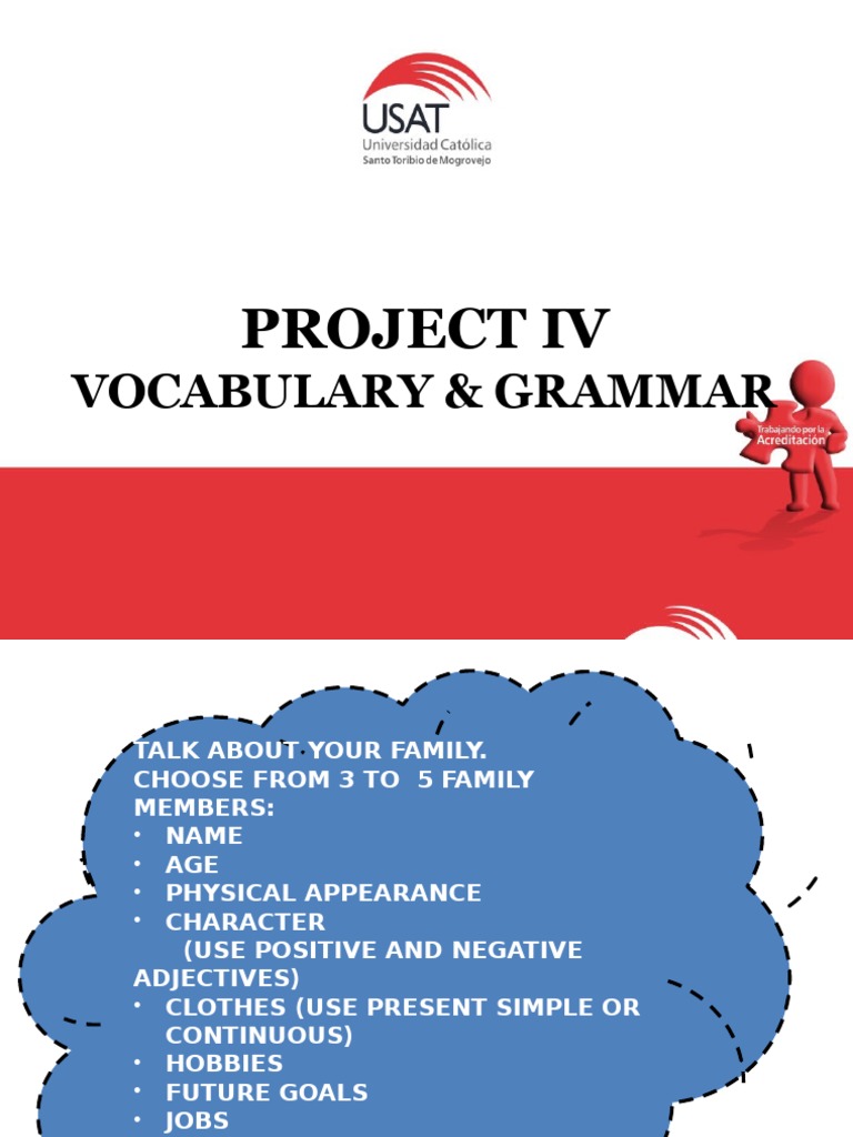 Project Iv: Vocabulary & Grammar | PDF
