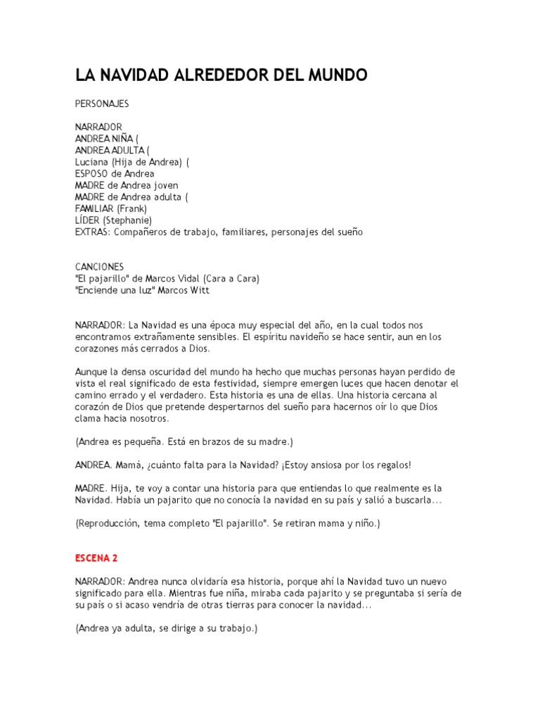La Navidad Alrededor Del Mundo | PDF | Navidad | Narración