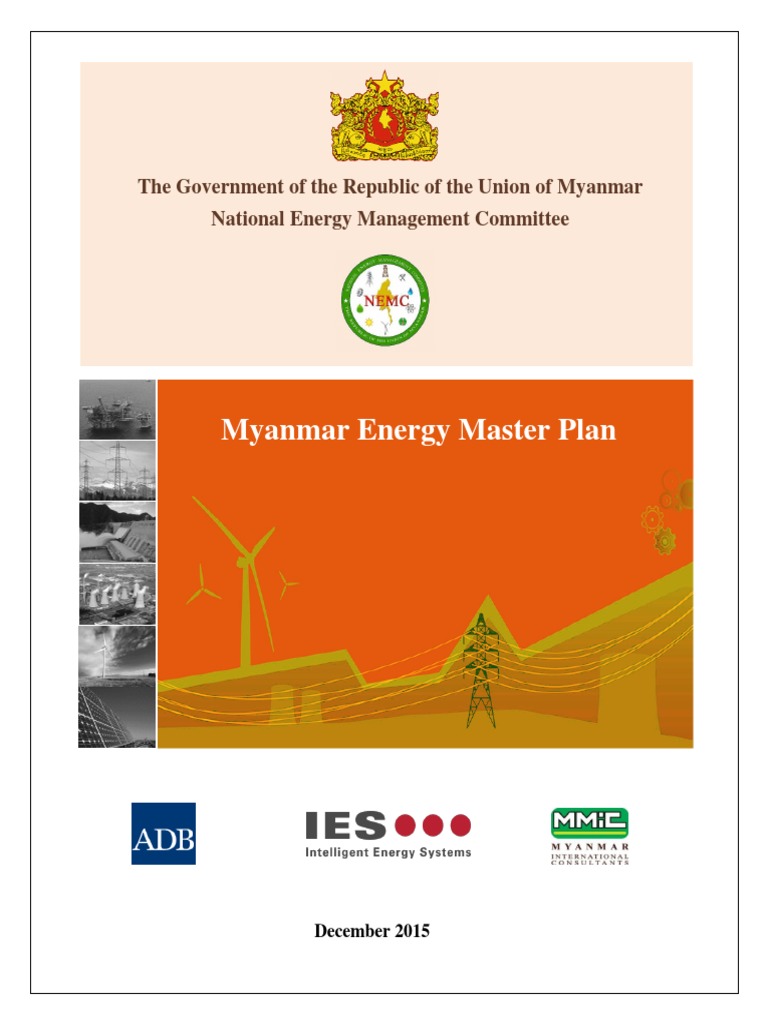 Myanmar Energy Master Plan (12-2105) | PDF | Energy Development ...