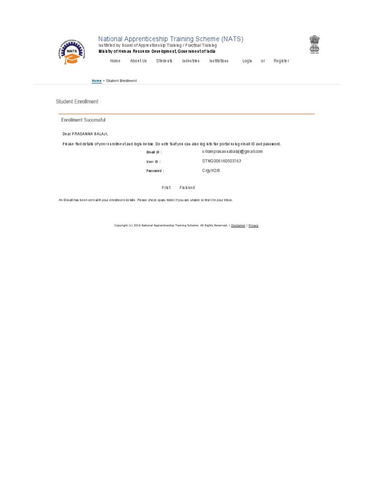 National Apprenticeship Training Scheme (NATS) PDF | PDF