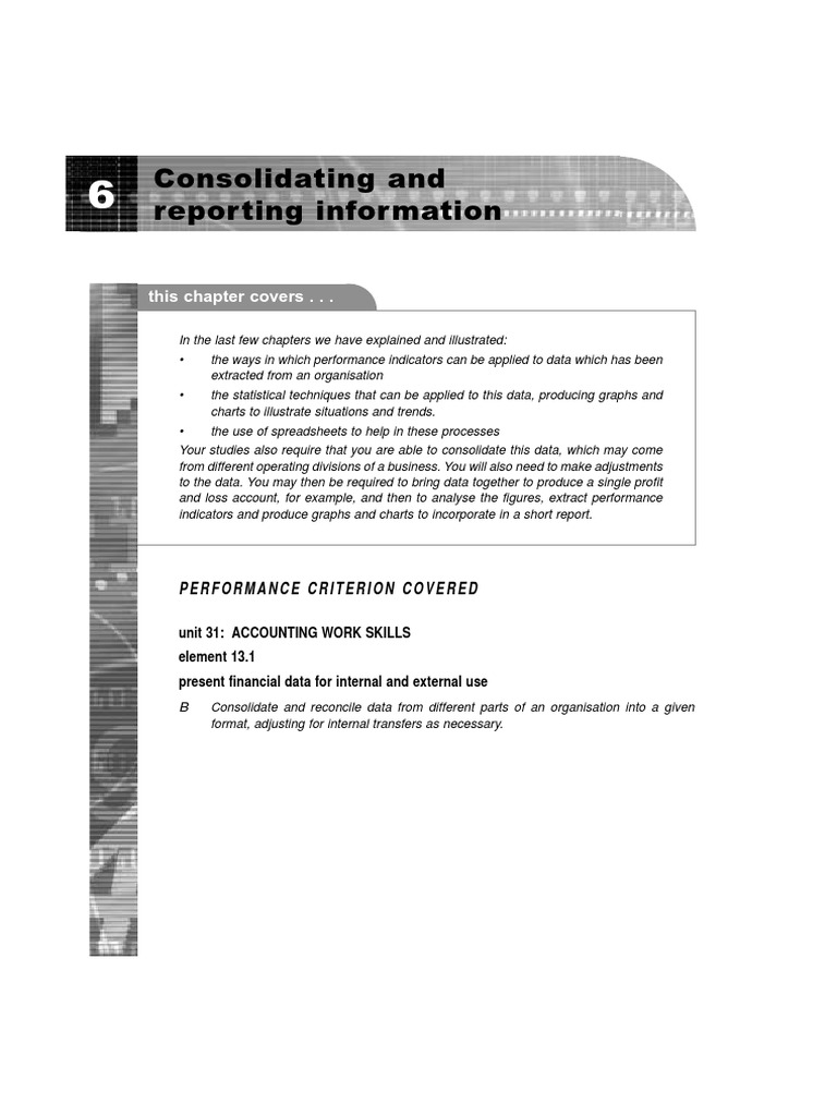 Acc Work Skills Chapter 6 | PDF