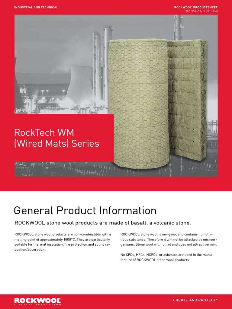 Rockwool Series | PDF | Thermal Insulation | Stainless Steel