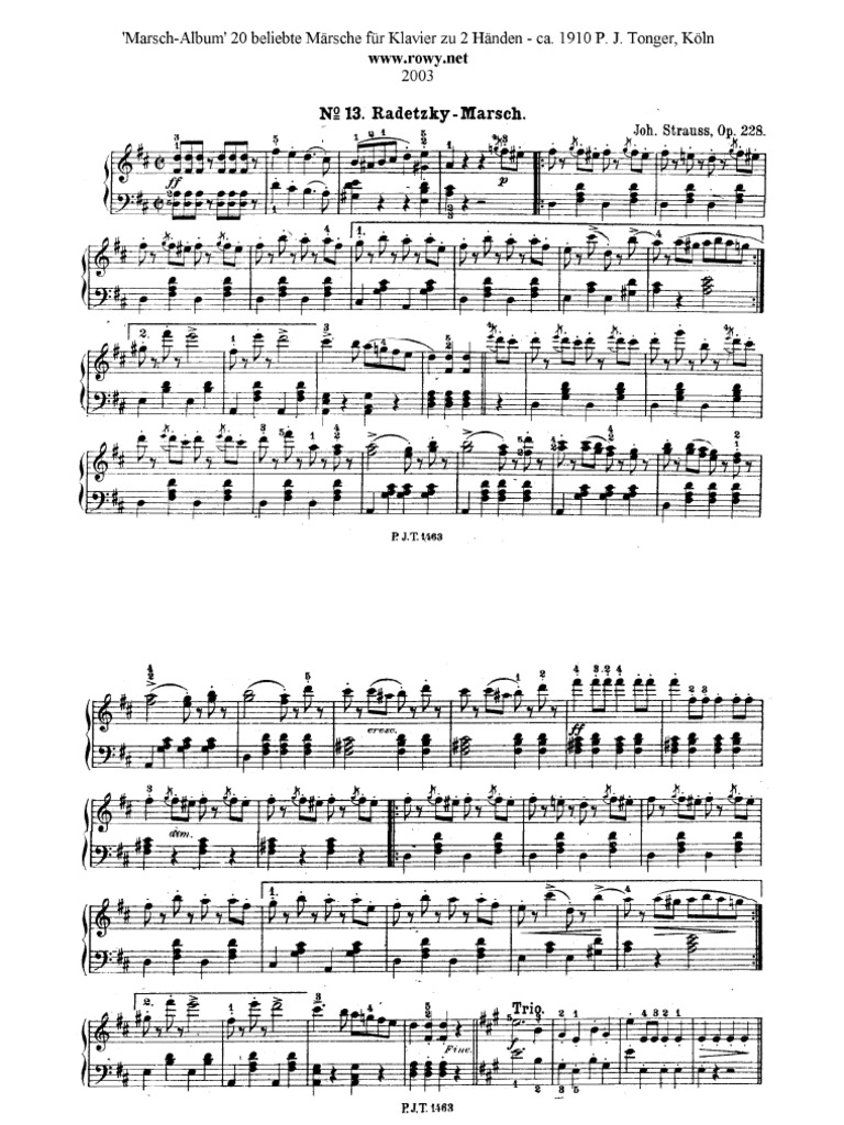 Radetzky Marsch PDF | PDF