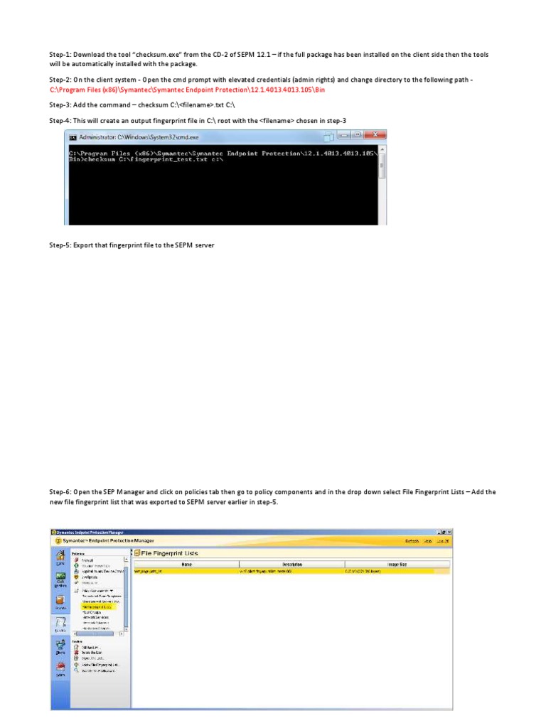 SEPM-Application Control Configuration | PDF | Utility Software | Computing Platforms