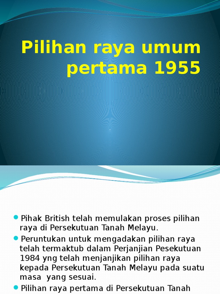 Pilihan Raya Umum | PDF