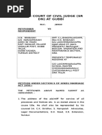 Marriage Divorce Legal Notice Format | PDF | Marriage | Divorce