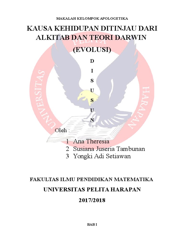Makalah Kelompok Evolusi | PDF | Ilmu Sosial | Sains & Matematika
