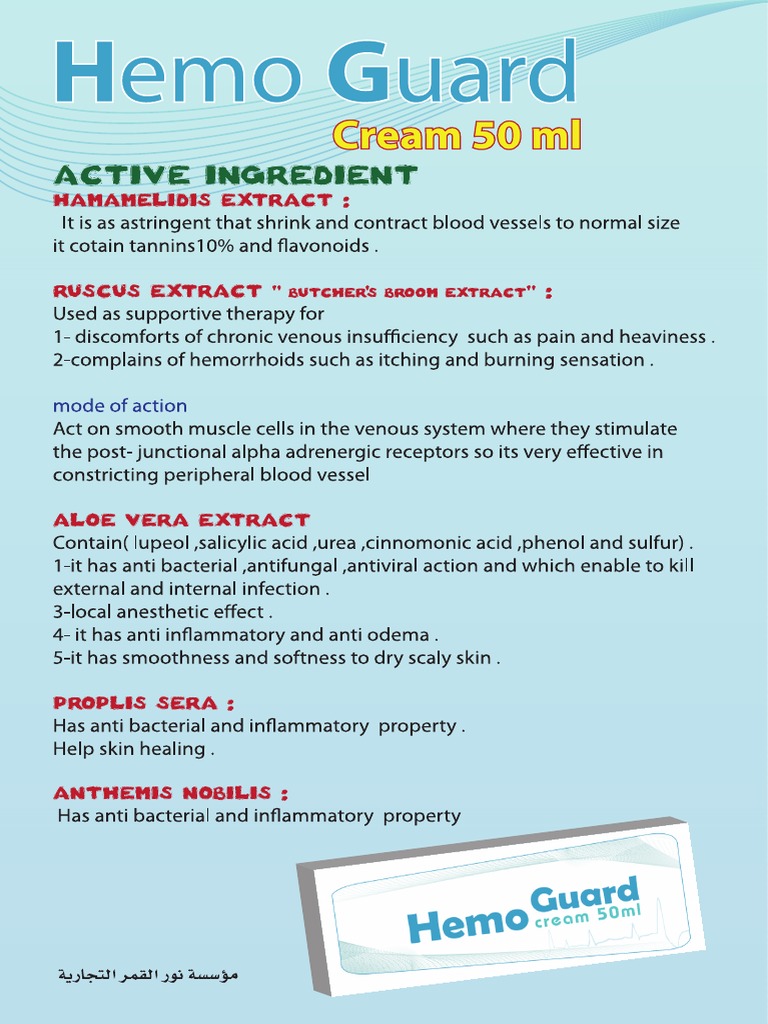 Hemo-Guard Cream PDF | PDF
