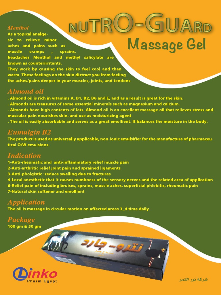 Nutro Guard Massage Gel | PDF