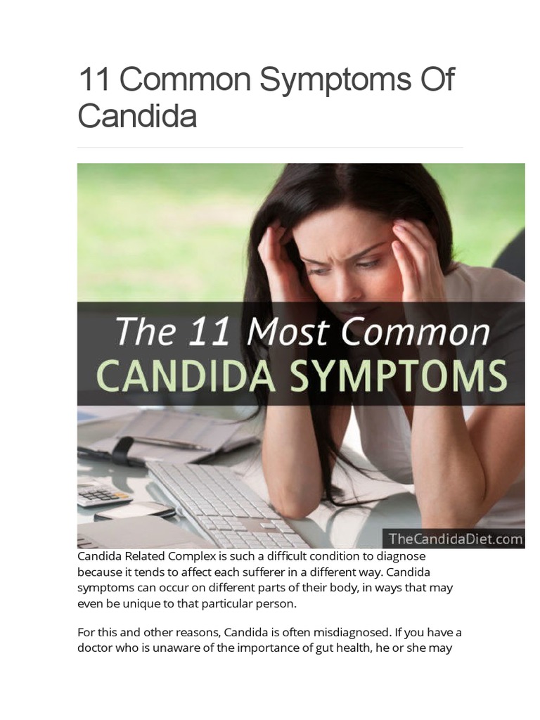 11 Common Symptoms of Candida | Download Free PDF | Candidiasis ...