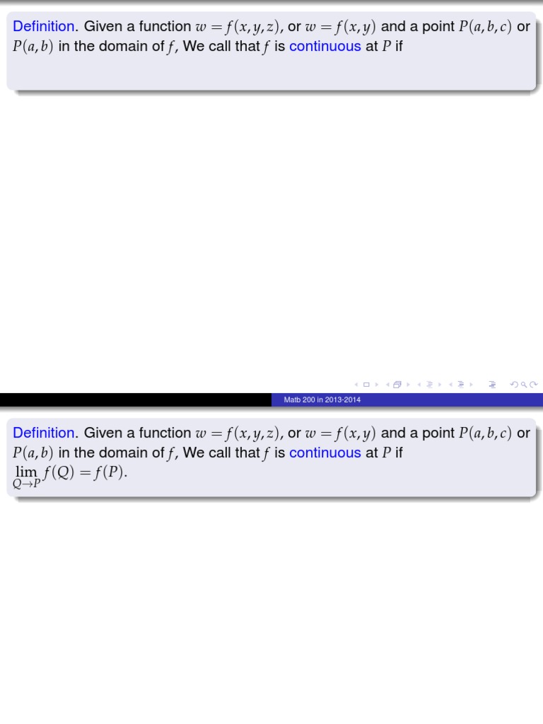 Matb 200 in 2013-2014 | PDF | Derivative | Continuous Function