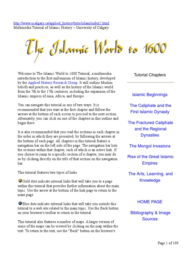 Islamic World | PDF | Muhammad | Arabian Peninsula