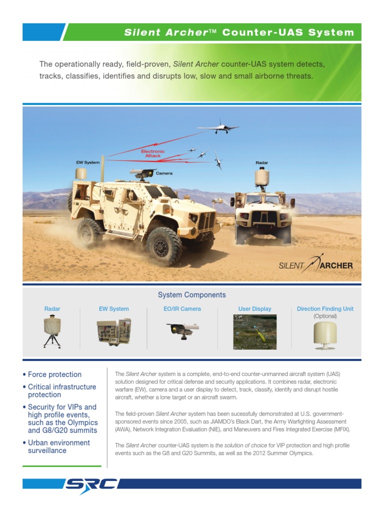 84-silent-archer-cuas-system.pdf | Surveillance | Unmanned Aerial Vehicle