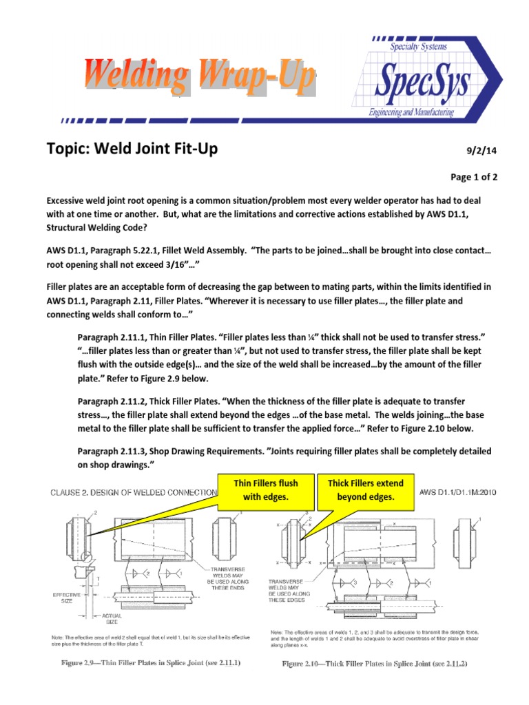 Welding Topic-Weld Joint Fit-Up PDF | Download Free PDF | Engineering ...