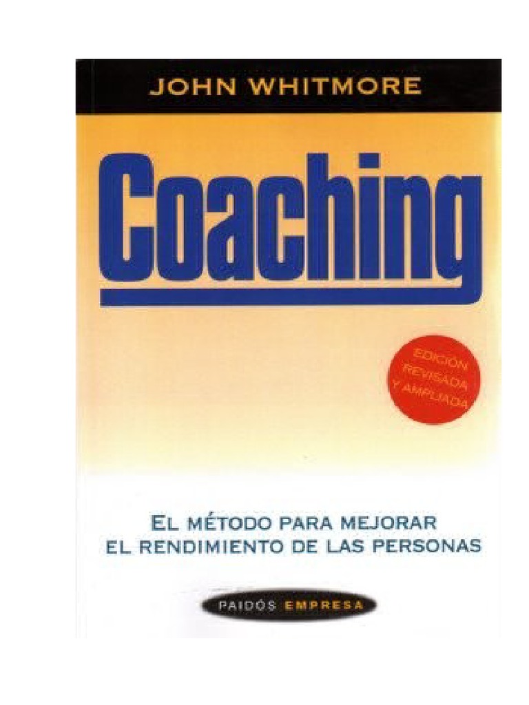 Coaching John Withmore | PDF | Autoestima | Conocimiento