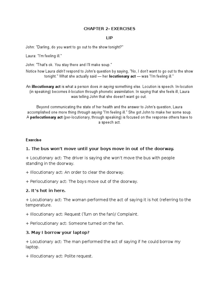Chapter 2 - Exercises | PDF | Question | Semiotics Chapter 2 - Exercises | PDF | Question | Semiotics