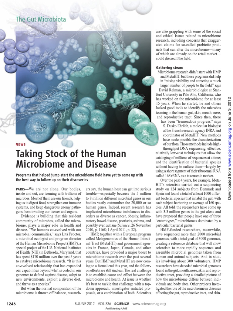 Human Microbiota and Disease | PDF | Microbiota | Life Sciences