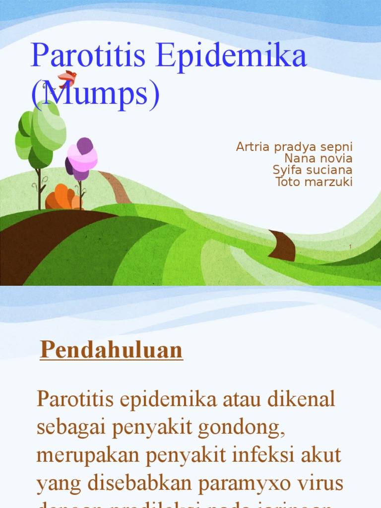 Parotitis Epidemika (Mumps) | PDF