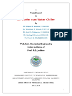 Science Project Report On "Mini Air Cooler" | PDF | Heat Transfer | Air Conditioning