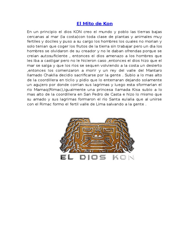 El Mito de Kon