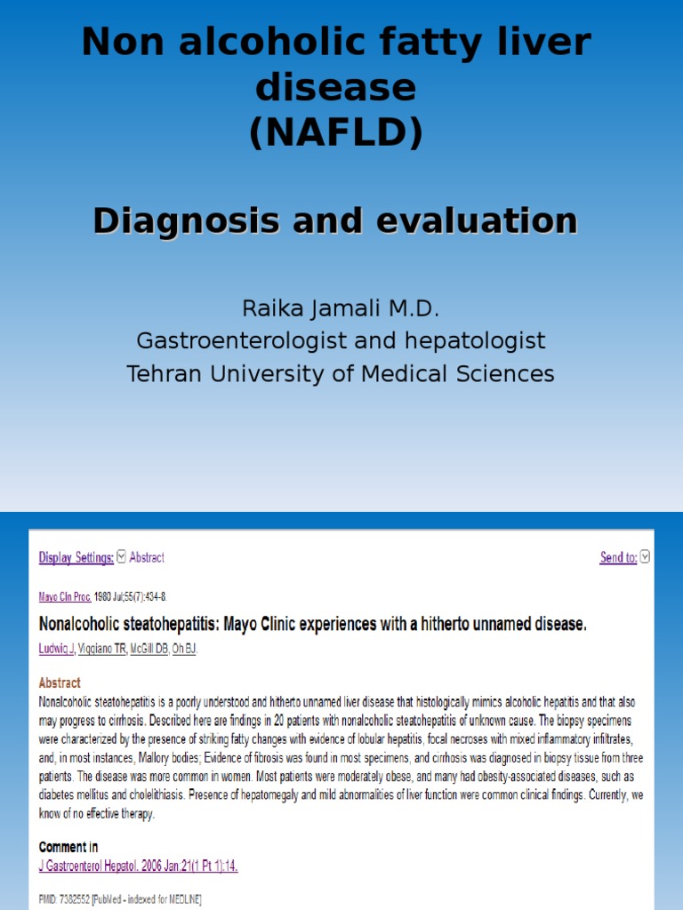 Non Alcoholic Fatty Liver Disease | PDF | Metabolic Syndrome | T Cell