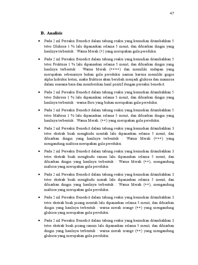 7 Uji Benedict | PDF