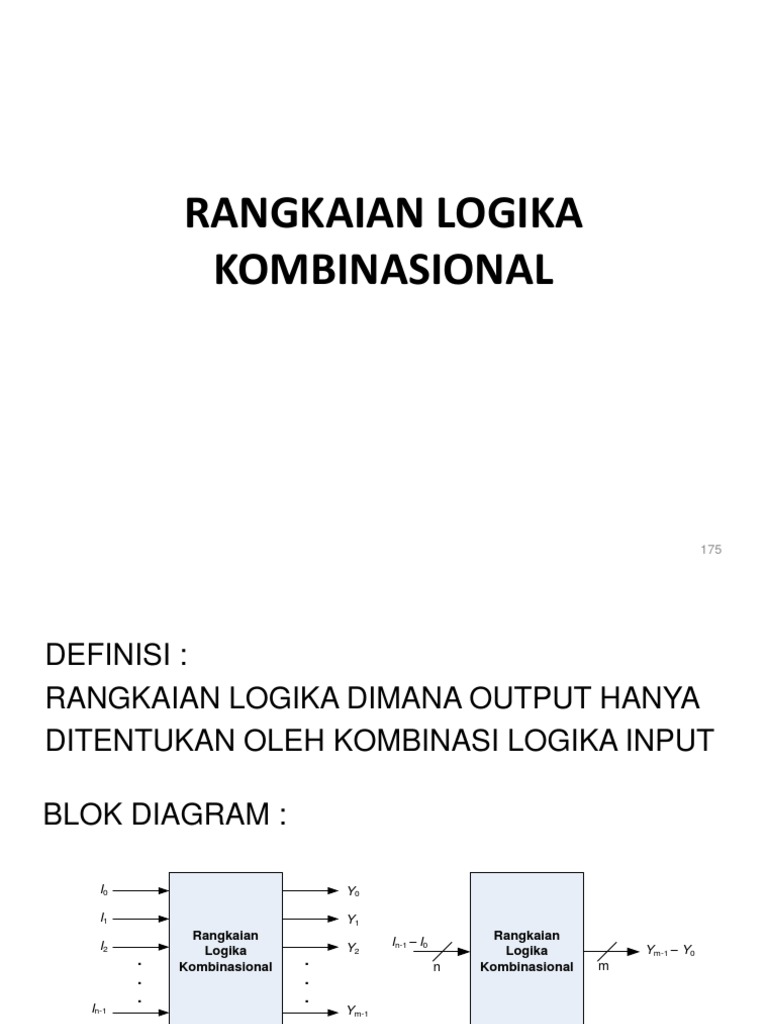 Rangkaian Logika Kombinasional | PDF