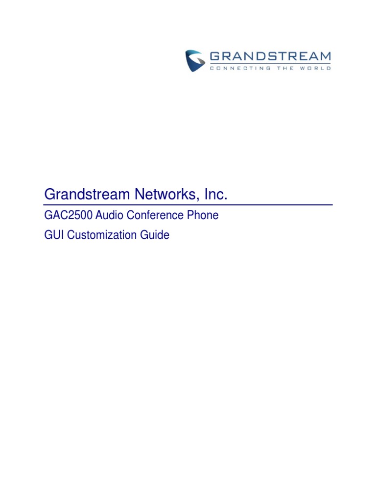 Gac2500 Gui Customization Guide | PDF | Graphical User Interfaces ...