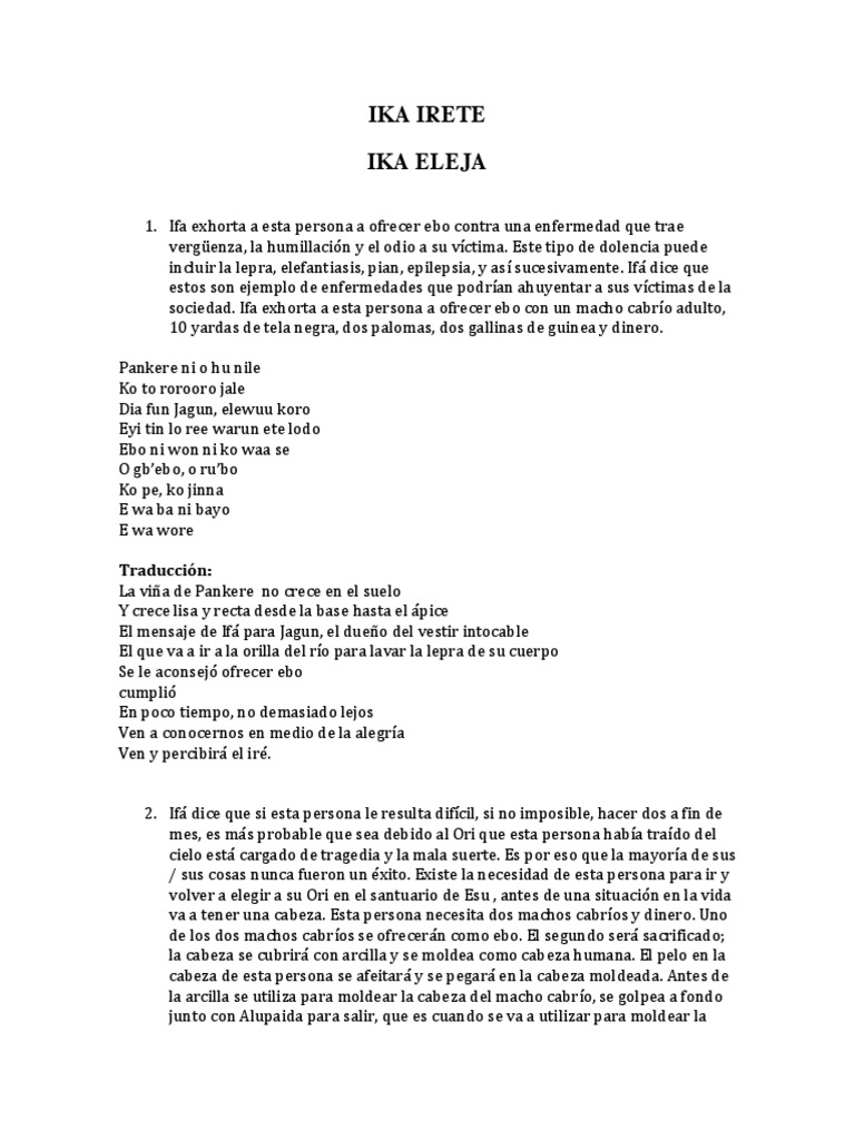 Ika Irete | PDF | Santeria | Religión y creencia