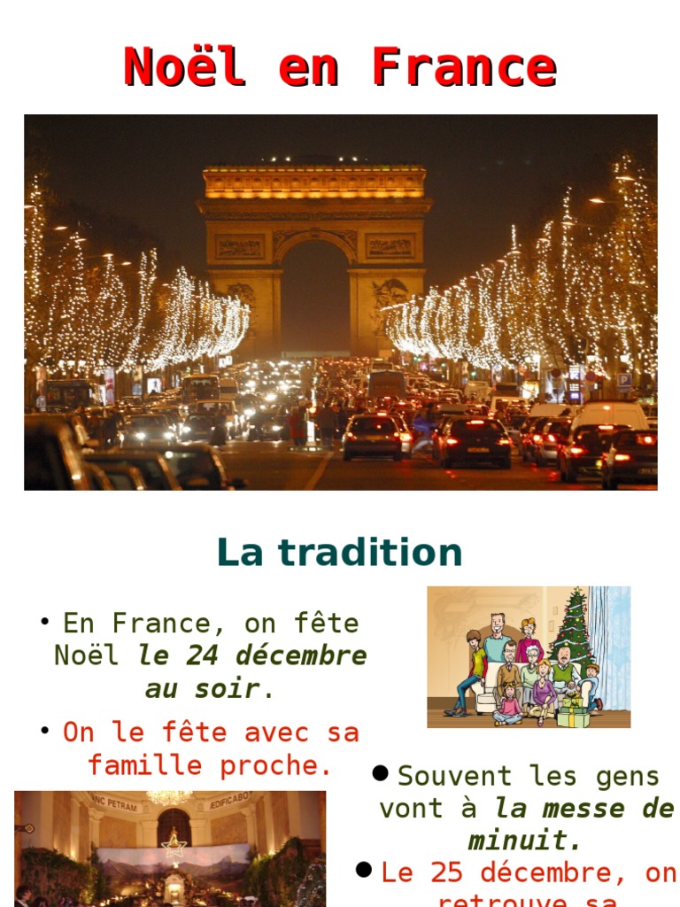 Presentation Noel en France | PDF | Traditions saisonnières | Noël