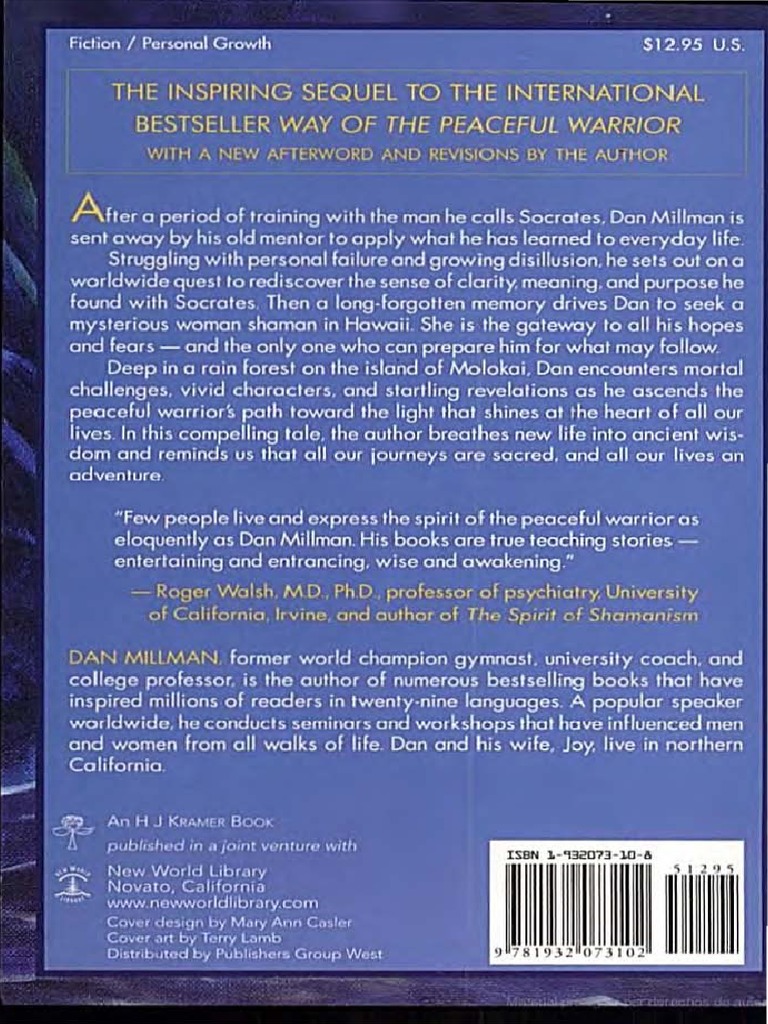 Dan Millman Sacred Journey of The Peaceful Warrior PDF | PDF | Religion ...