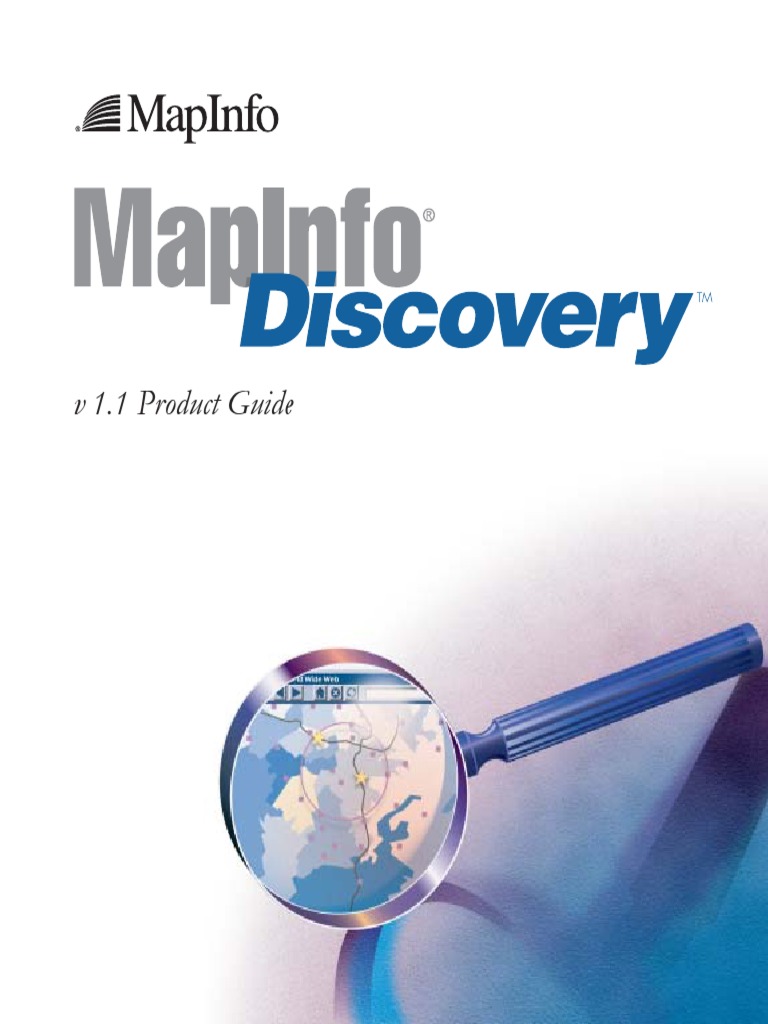 Manual Del MapInfo Discovery PDF | PDF | Web Server | Internet & Web